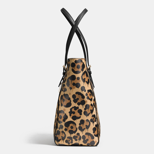 Coach Outlet Turnlock Tote In Wild Beast Print Leather [coach20211511 ...