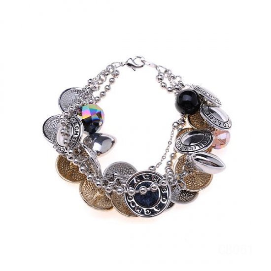 Coach Shine Circle Gold Bracelets CXN [coach20211628] - $23.69 : Coach ...