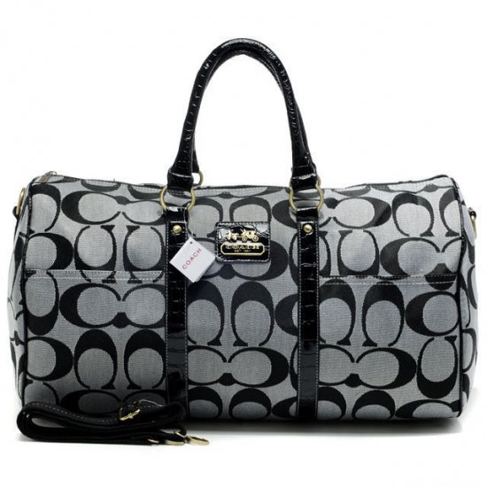 Coach Bleecker Monogram In Signature Large Grey Luggage Bags AFM ...