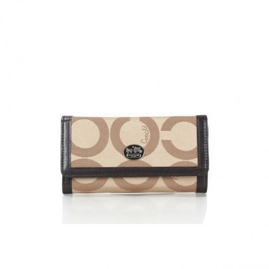 Coach Envelope Big Logo Small Ivory Wallets FEZ [coach20210464] - $36. ...